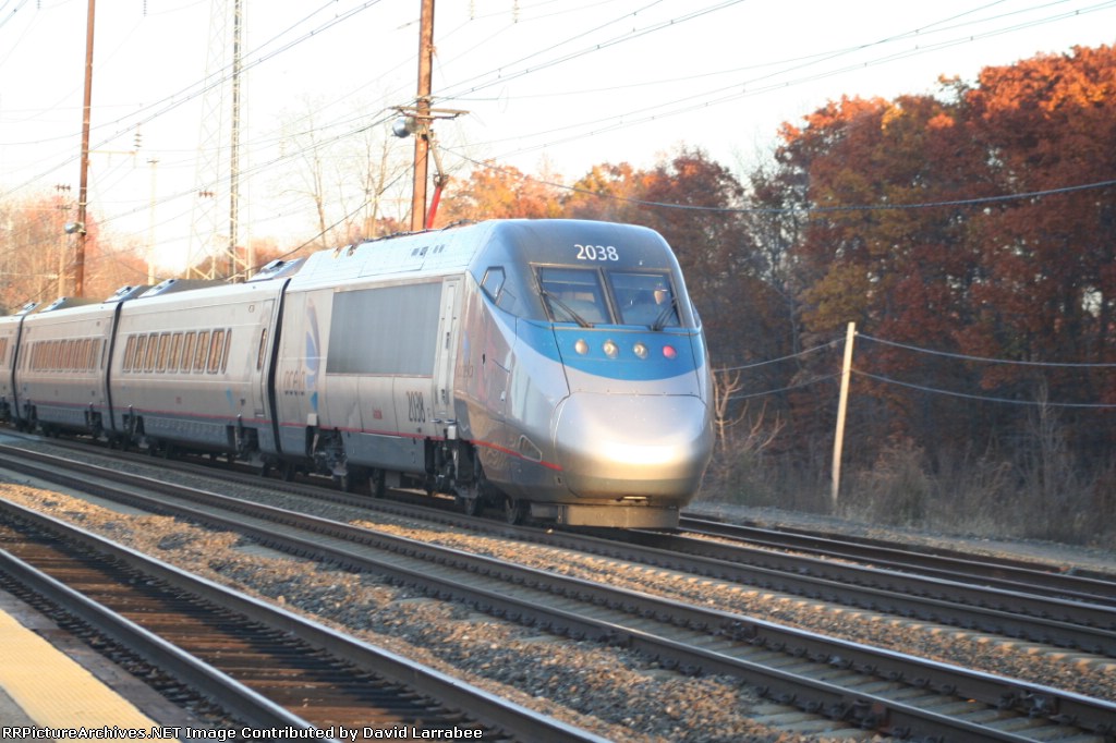 Acela northbound